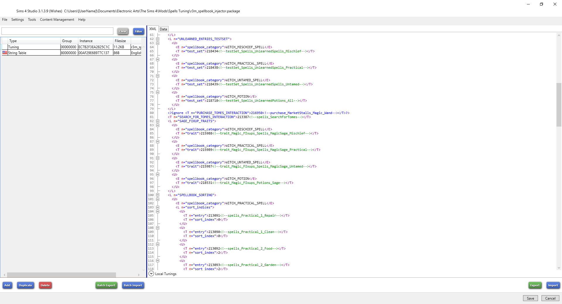 Mod The Sims - The Spellbook Injector