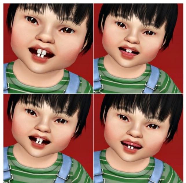 Mod The Sims - WCIF moonskin1993 Child Teeth
