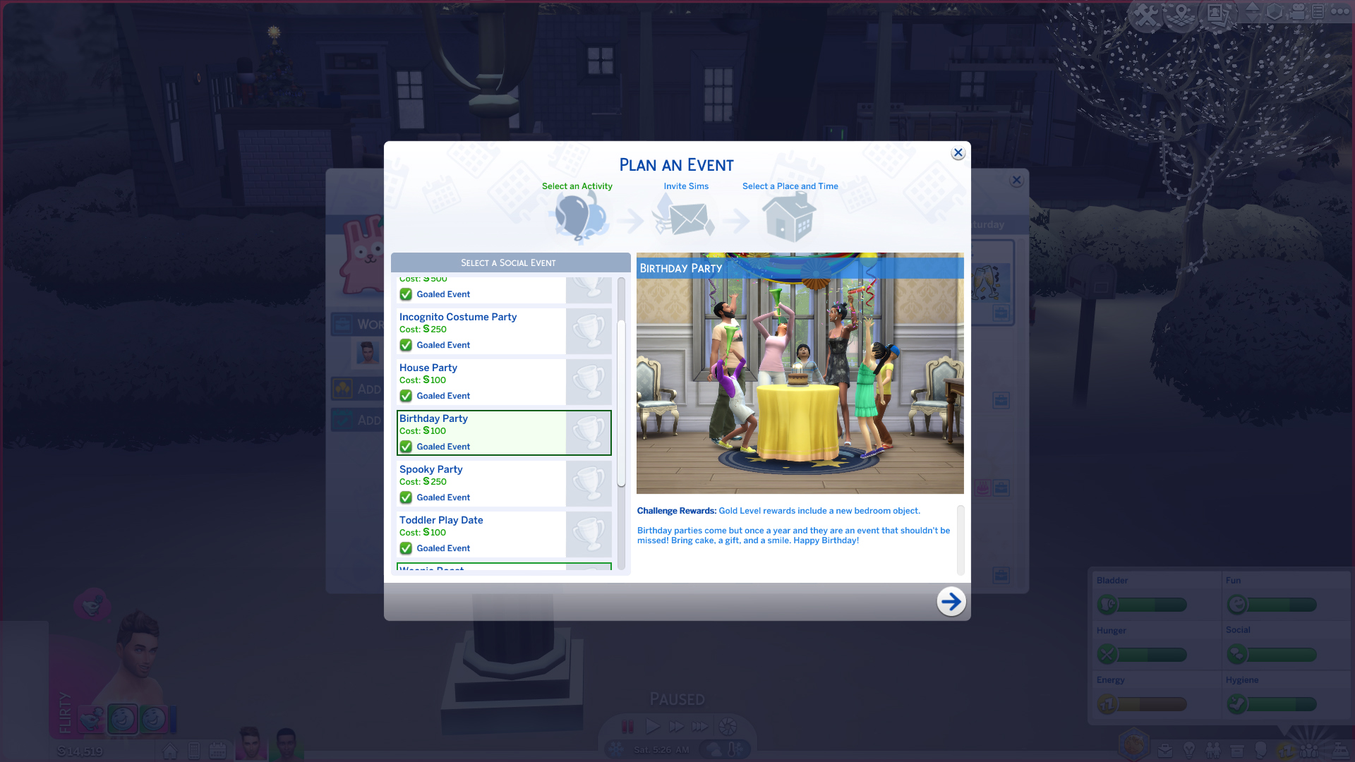 Mod The Sims - Using generic venues for events