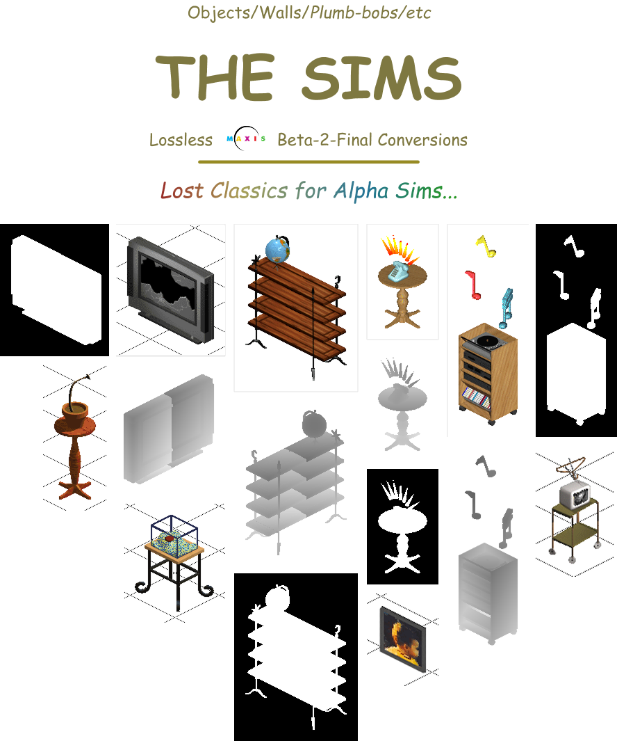 Mod The Sims - TS1 - Maxis Beta Conversions Project (+Sprites!)