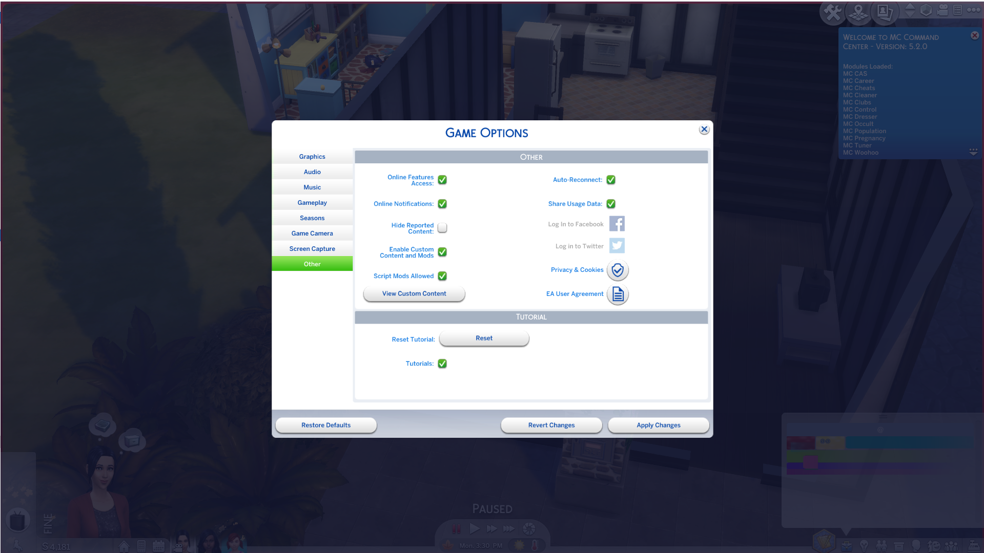 Mod The Sims - UI Cheats Extension v1.15.1 for Legacy Edition
