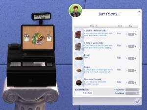 Mod The Sims - Self Check-Out Mod - Easier Shopping (Base Game Compatible)