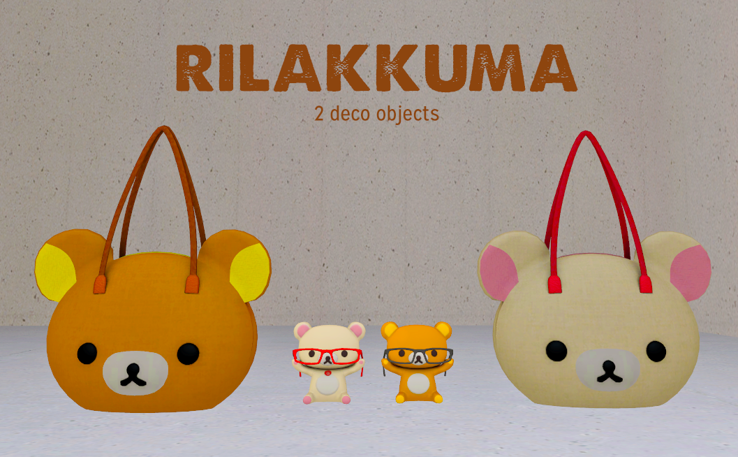 Mod The Sims - WCIF Any Rilakkuma themed CC [other than clothing]?