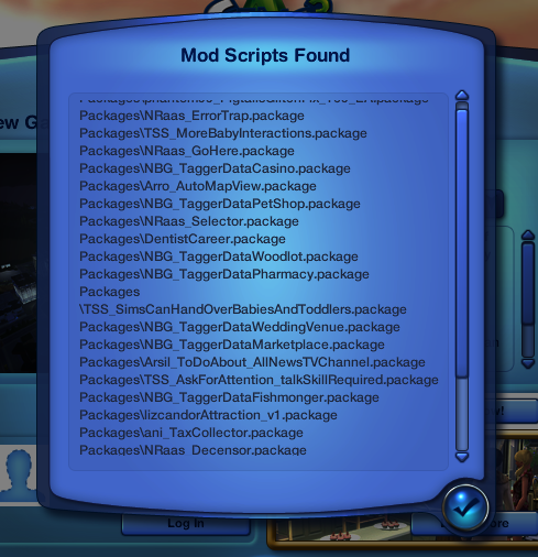 Mod The Sims - Problems with Mod Recognition/Compatability and Game Start