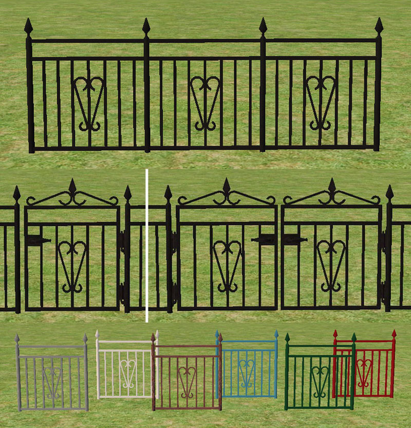Mod The Sims - Decorative fence for french balcony