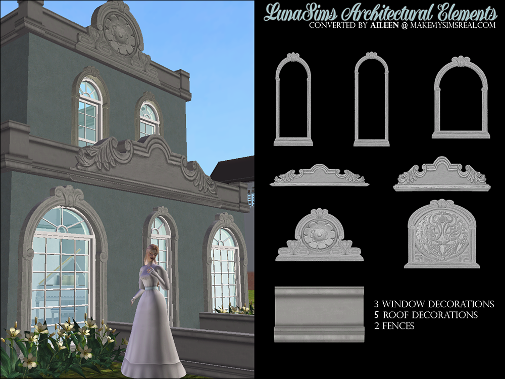 Mod The Sims - Roof decor