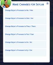 Mod The Sims - LGBTQIA+: Gender and orientation Overhaul, v2. Identity ...