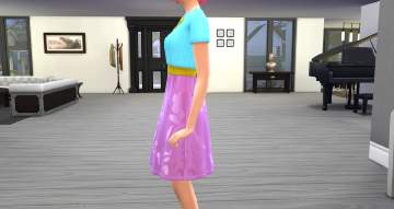 Mod The Sims - Pinkie Pie EG Fall Formal dress.