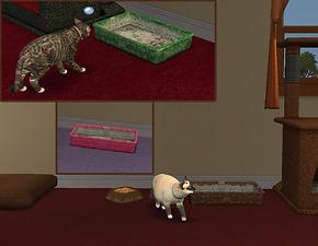 Mod The Sims - Recolours for Maxis Cheap Pet Bowl and Plastic Litter Box