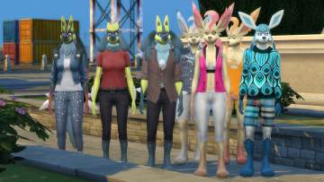 Mod The Sims - Pokemod By Leljas: Play as Lucario, Leafeon and/or ...