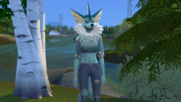 Mod The Sims - Pokemod By Leljas: Play as Eevee, Flareon, Vaporeon and ...