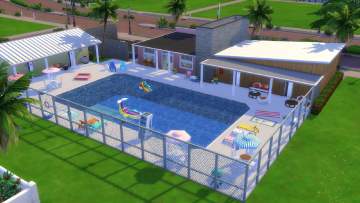Mod The Sims - Vintage Community Pool