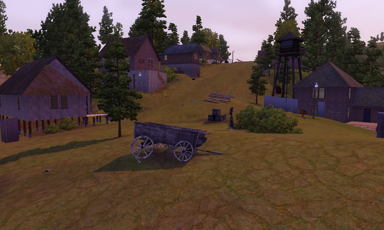 Mod The Sims - A rural cult village world