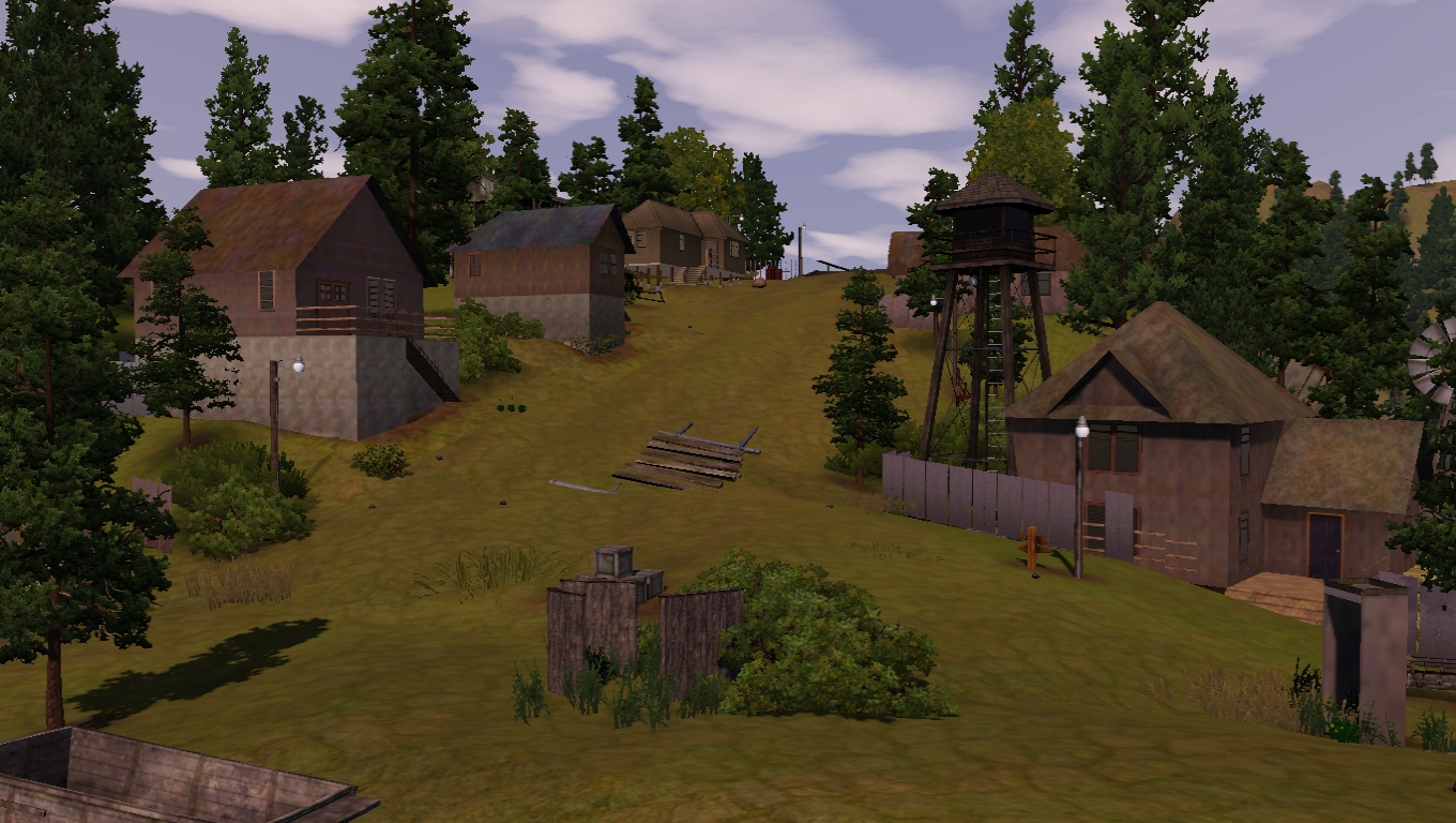 Mod The Sims - A rural cult village world