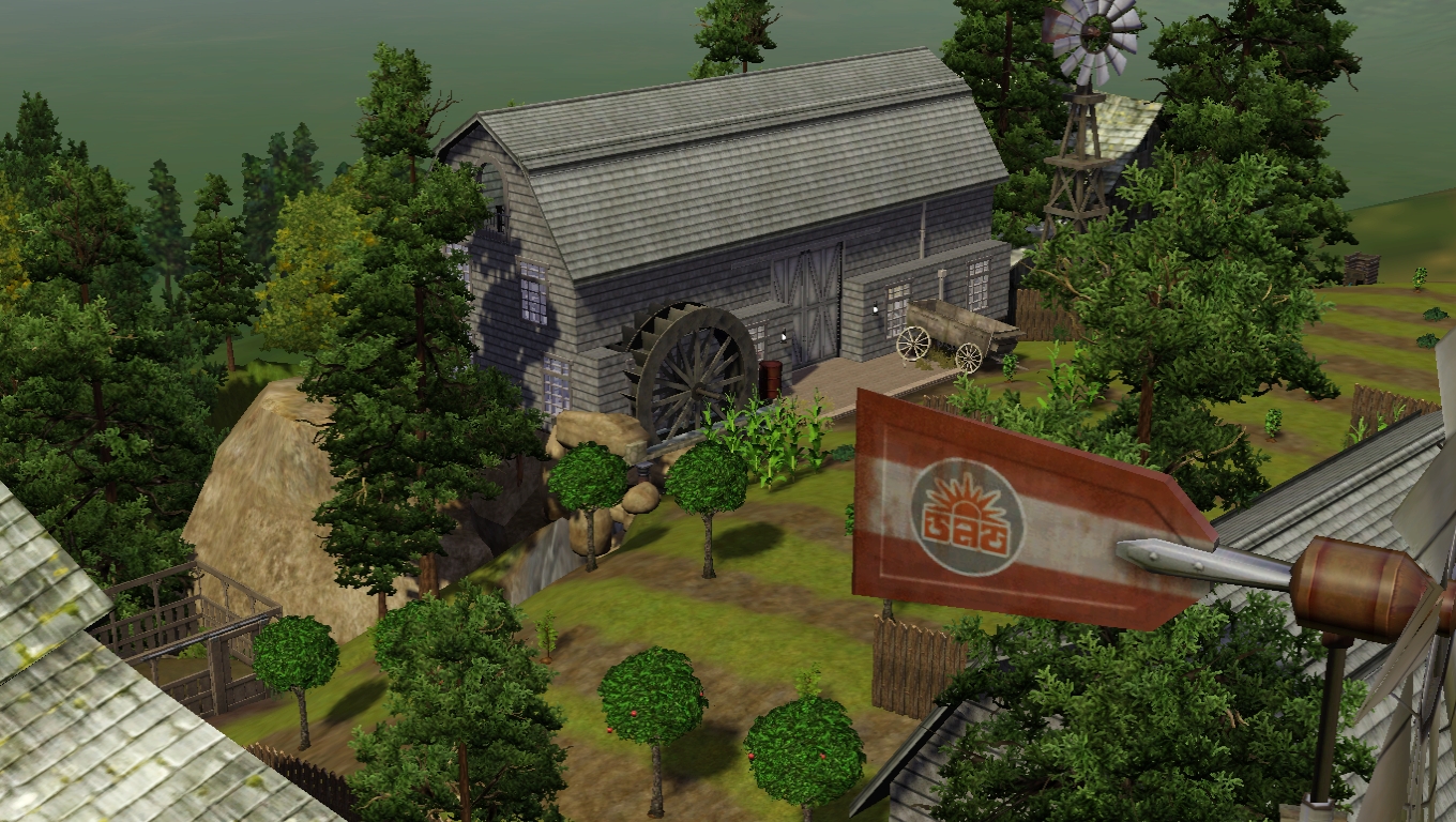 Mod The Sims - A rural cult village world