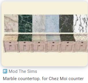 Mod The Sims - WCIF these countertops?