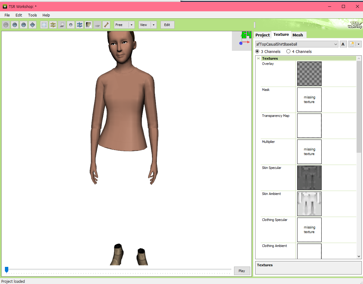 Mod The Sims - WCIF editable version of baseball tee from sims3 store?