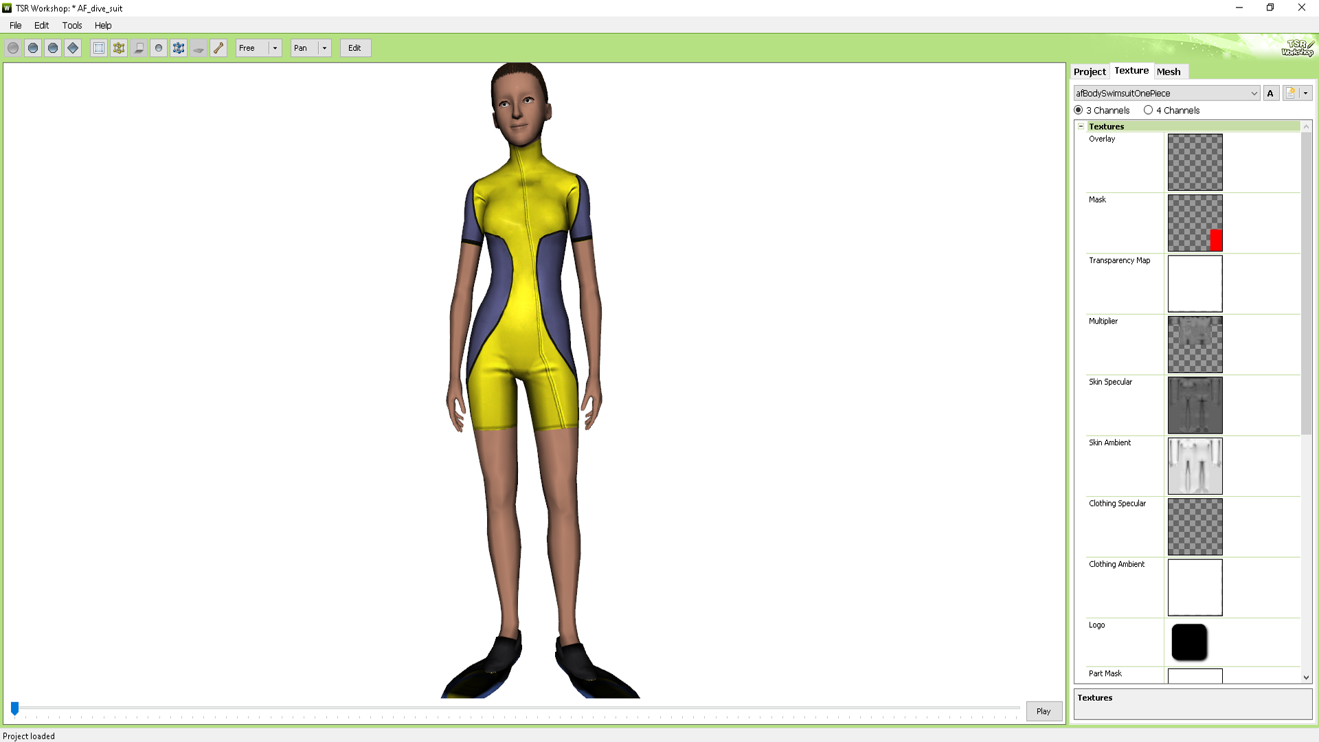 Mod The Sims - WCIF Island Paradise Scuba Swimsuit w/o equipment?