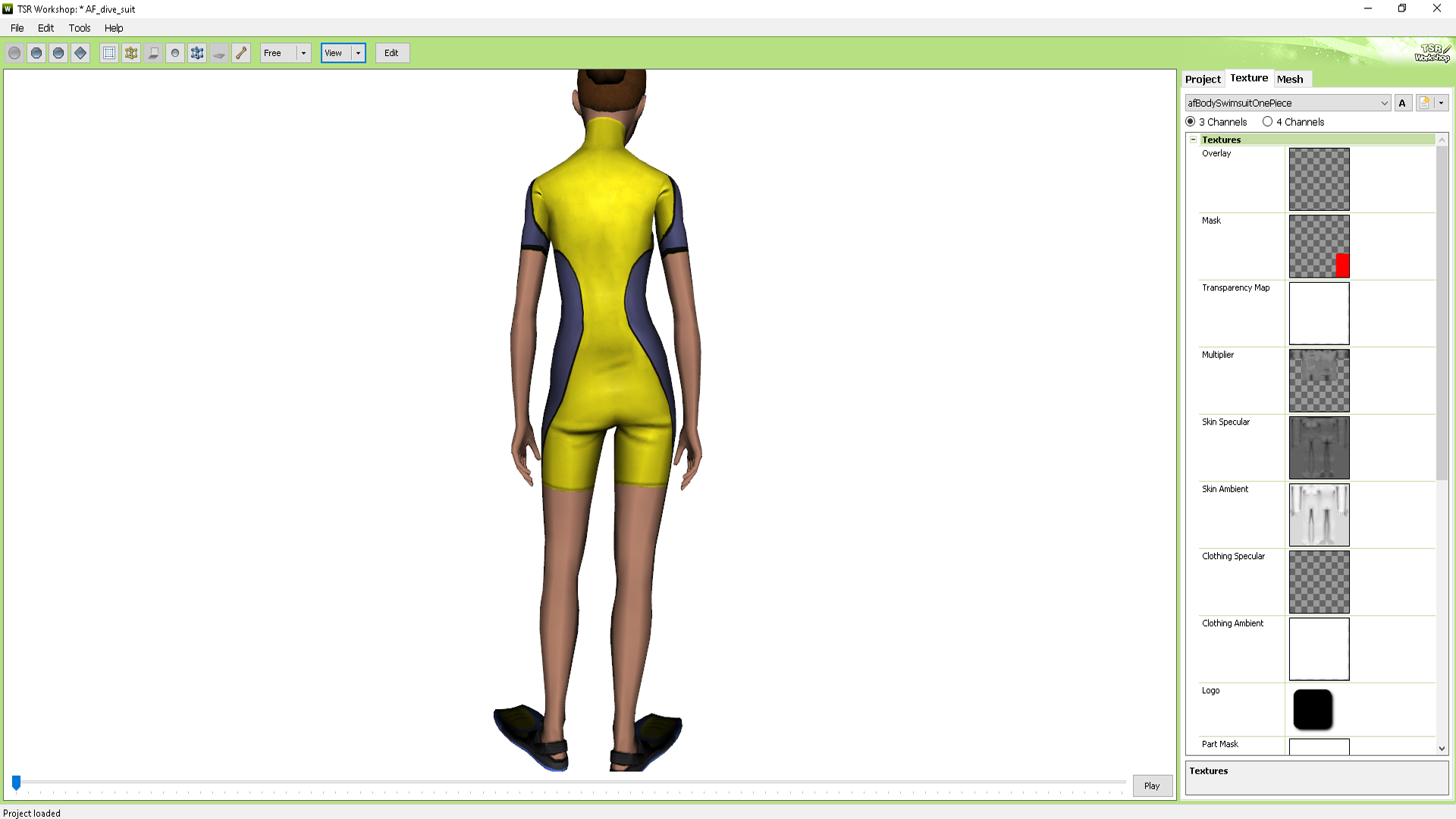 Mod The Sims - WCIF Island Paradise Scuba Swimsuit w/o equipment?