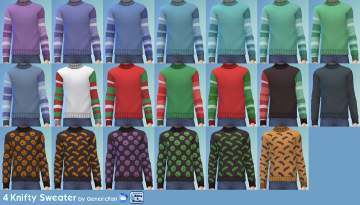 Mod The Sims - Knifty Sweater - Nifty Knitting Recolor