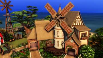 Mod The Sims - NO CC - Windmill Farm