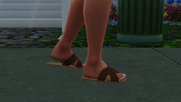 Mod The Sims - More Sandals For Women, Young Adult/Adult.