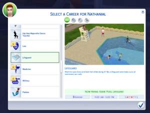 Mod The Sims - Lifeguard Career