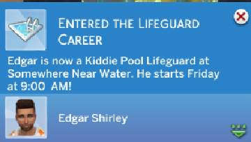 Mod The Sims - Lifeguard Career
