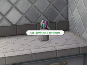 Mod The Sims - Decor with a Purpose: Usable Toothbrush Holder