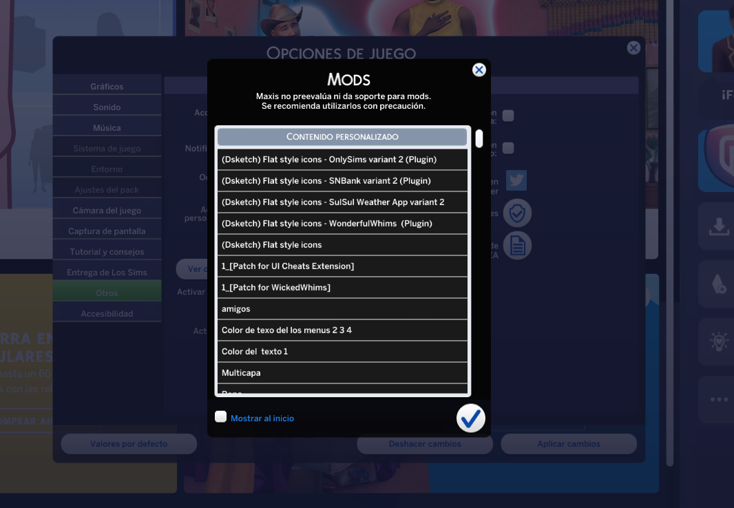 Mod The Sims - Dark Mode UI | The Sims 4