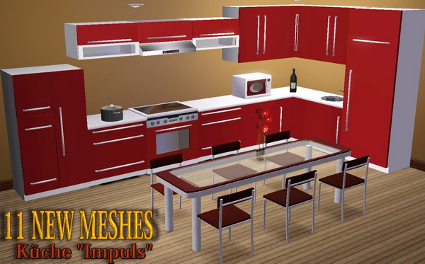 Mod The Sims - meshes kitchen Impuls - WCIF sims 3