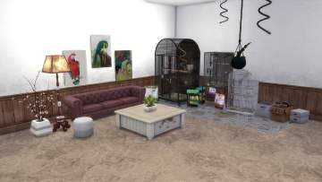 Mod The Sims - The Sims 4 Parrot CC Pack