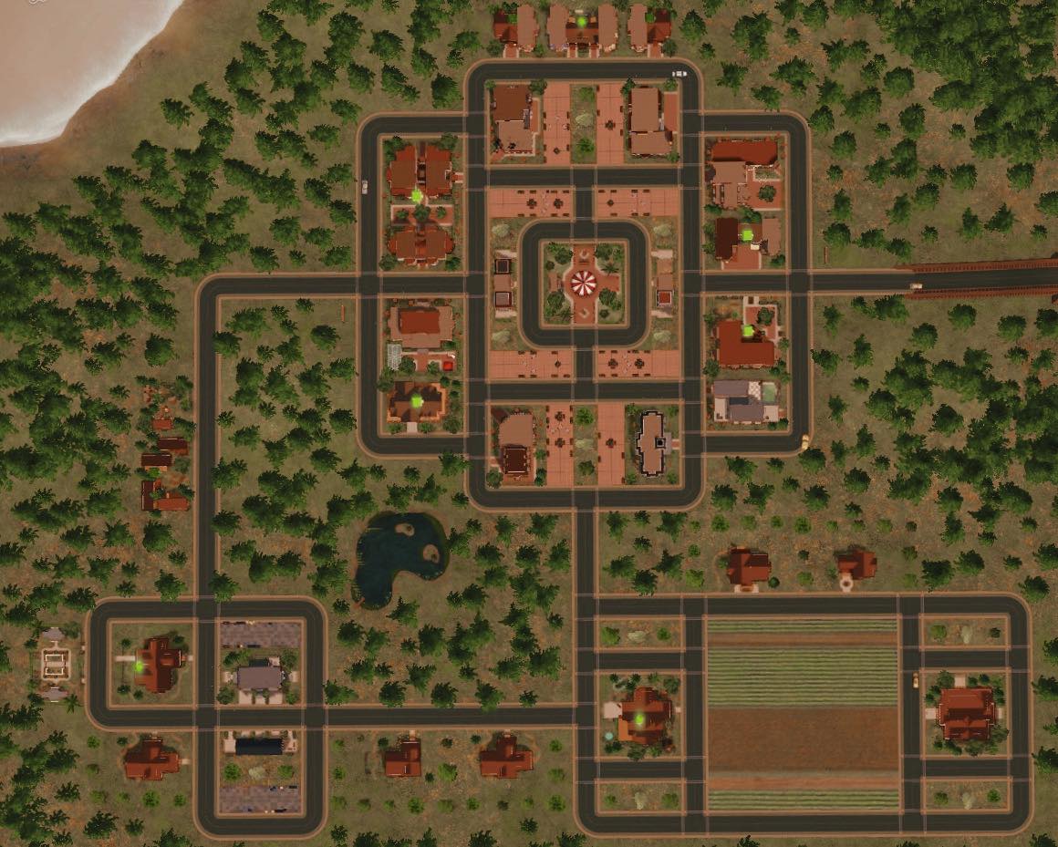 Mod The Sims - SILENT PEAKS | Custom Neighborhood with a Mystery ...