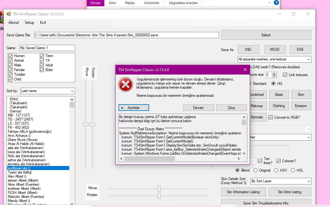 Mod The Sims - TS4 SimRipper Classic: rip sims from savegames. V3.14.2. ...