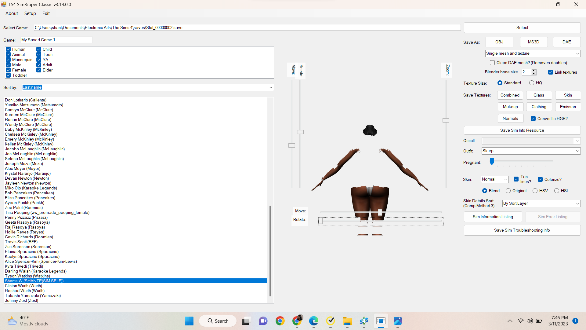 Mod The Sims - TS4 SimRipper Classic: rip sims from savegames. V3.14.0. ...