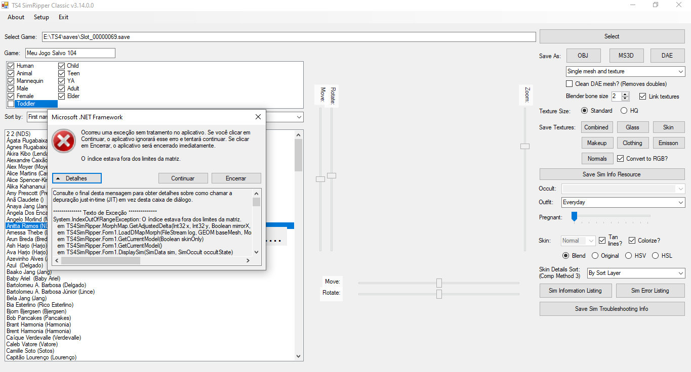 Mod The Sims - TS4 SimRipper Classic: rip sims from savegames. V3.14.2. ...