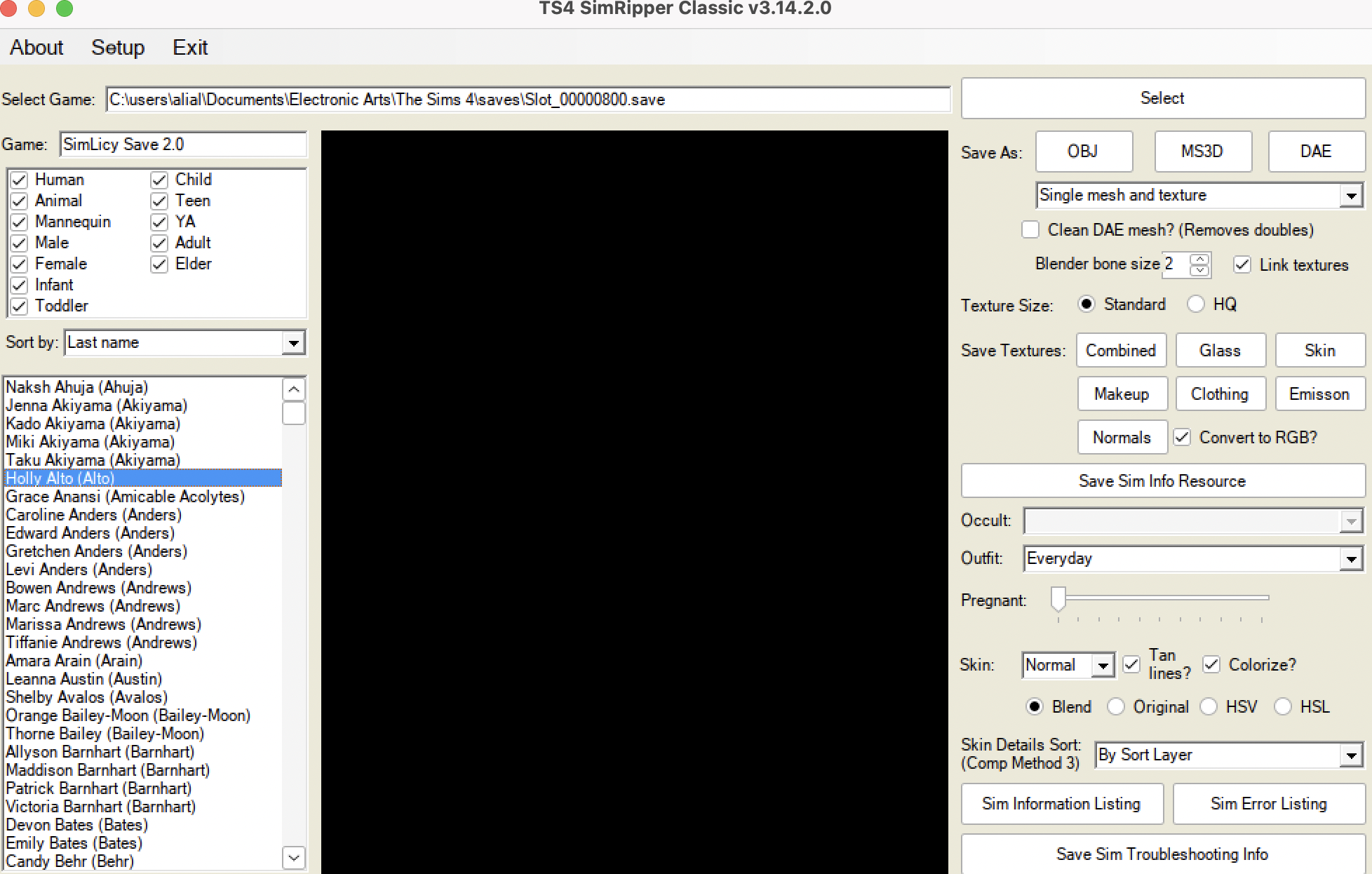 Mod The Sims - TS4 SimRipper Classic: rip sims from savegames. V3.14.2. ...