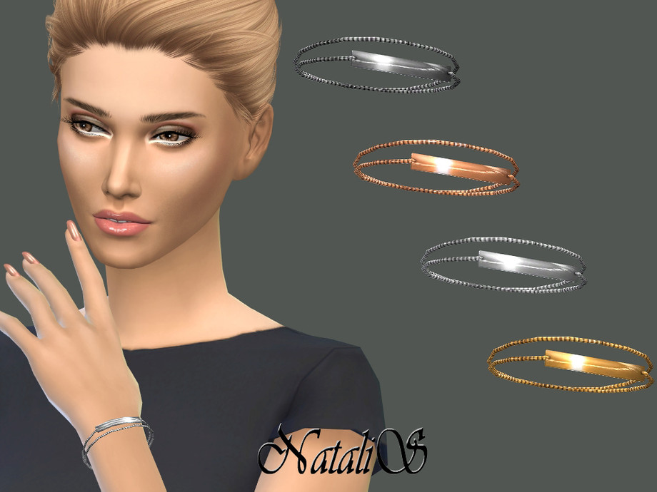 Mod The Sims - Simple gold band bracelets (Sim 4 conversion) question