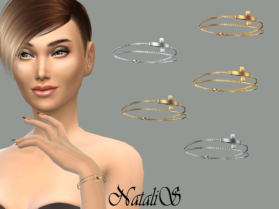 Mod The Sims - Simple gold band bracelets (Sim 4 conversion) question