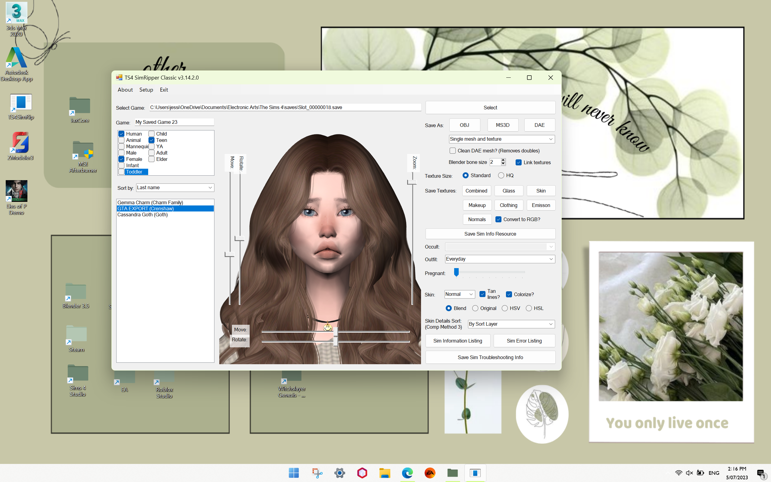 Mod The Sims - TS4 SimRipper Classic: rip sims from savegames. V3.14.2. ...