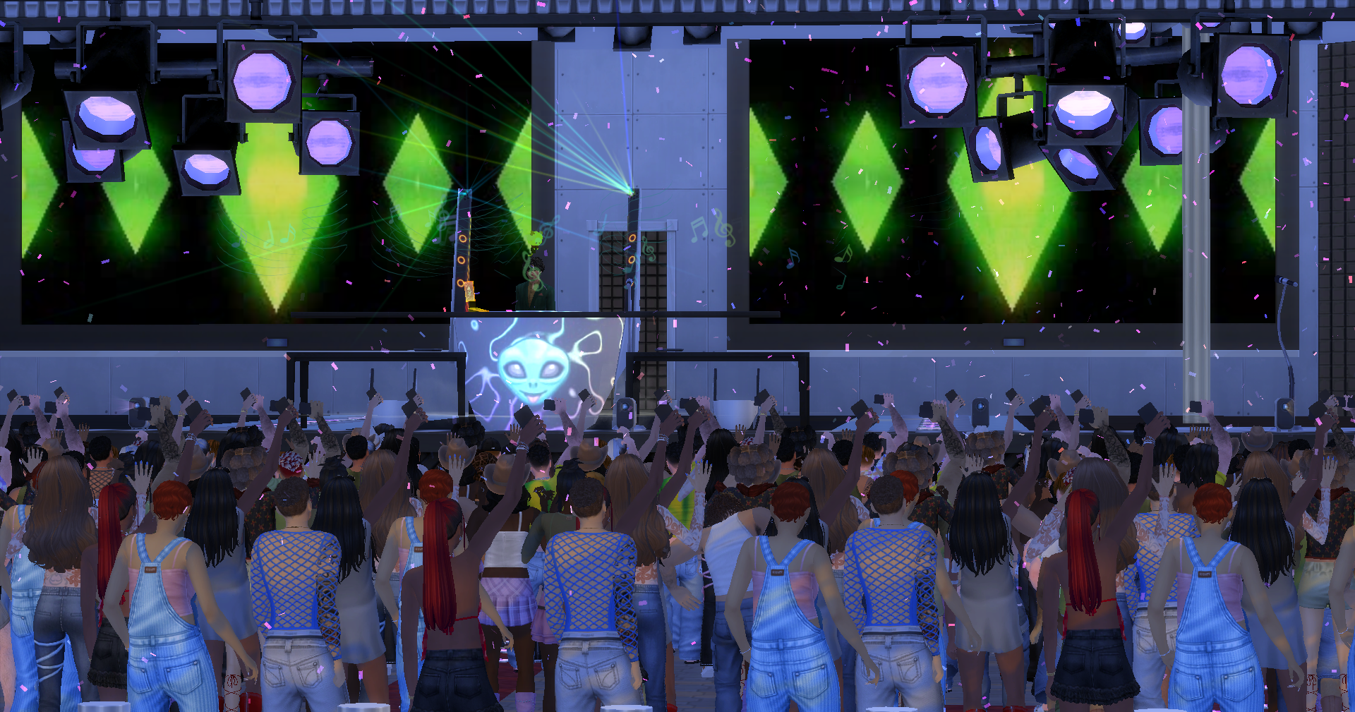 Mod The Sims - Testing Cherisi's Concert Animated deco sims!