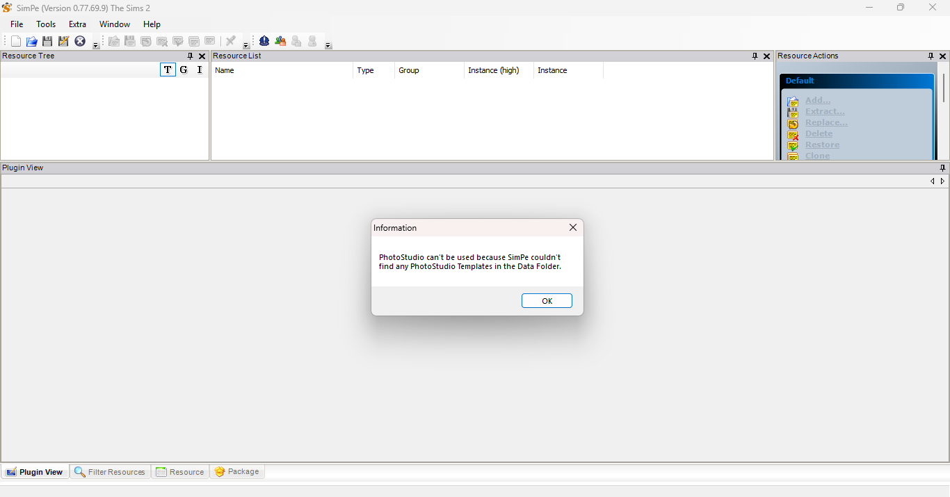 Mod The Sims - SimPE - No Data folder