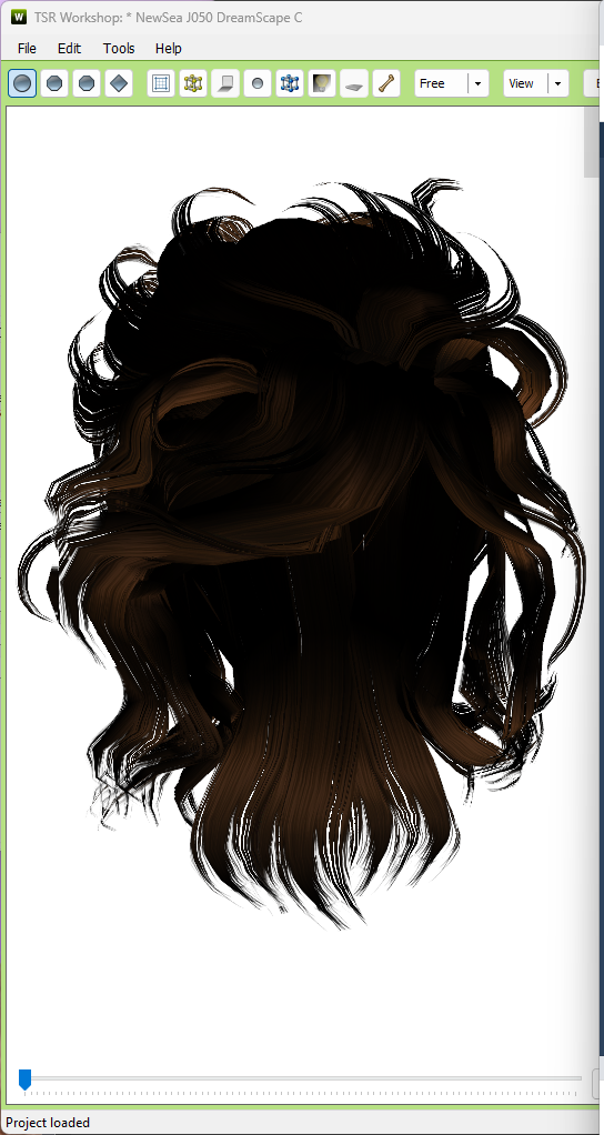 Mod The Sims - Hair imports in TSRW but rotated