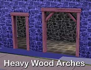 Mod The Sims - Heavy Wood Arches
