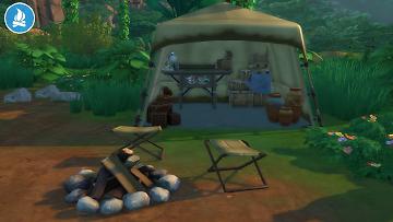 Mod The Sims - Jungle Rustic Arbor Tent
