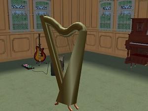Mod The Sims - New Mesh-Harp!