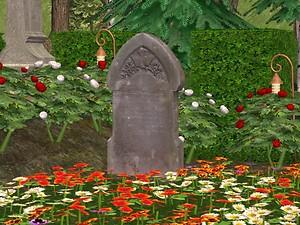 Mod The Sims - St. Pantaleon's Cemetery - 3 New Ornamented Tombstones