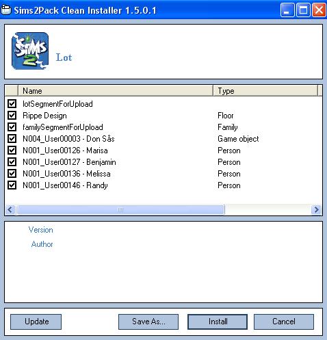 Mod The Sims - Sims2Pack Clean Installer