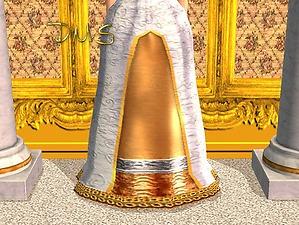 Mod The Sims - Gold recolor of Sussi's 1860 Ball Gown