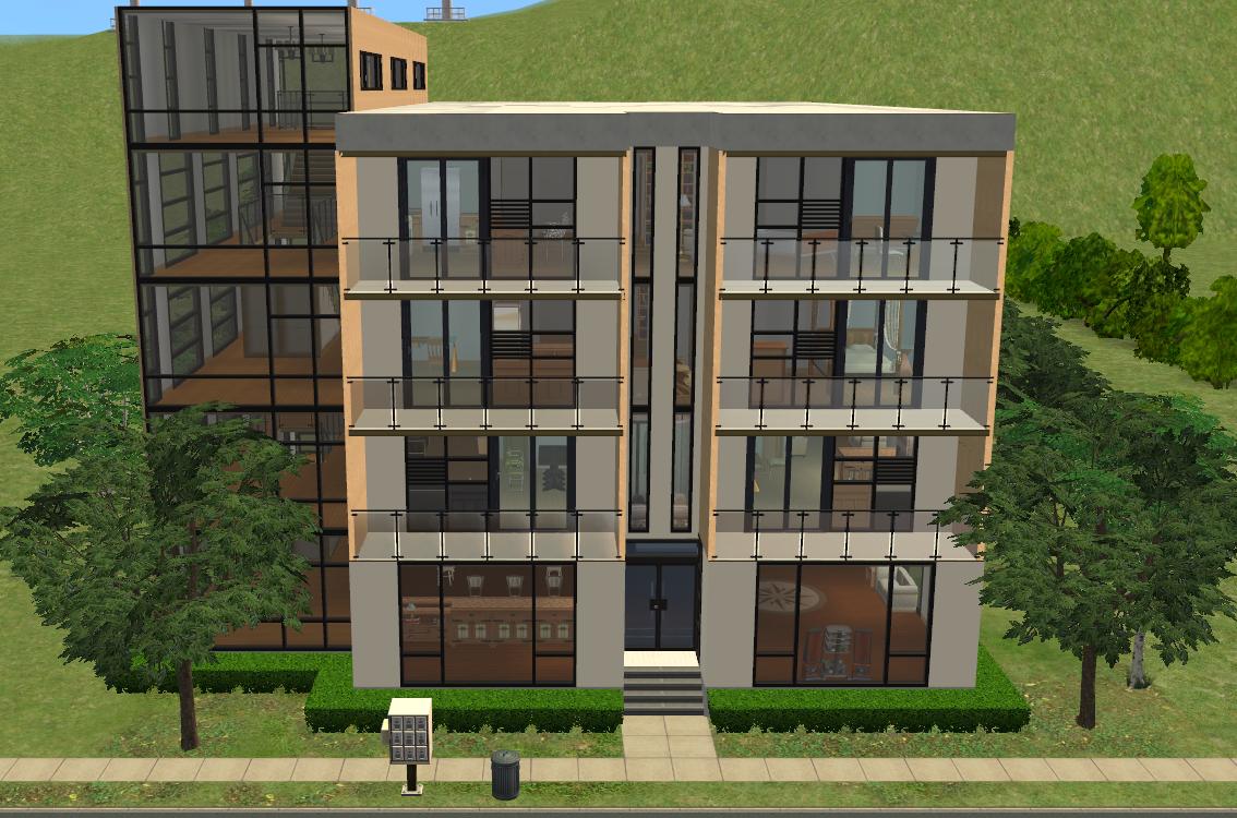 Mod The Sims - Valencia Apartments- Modern Housing for your Sims!